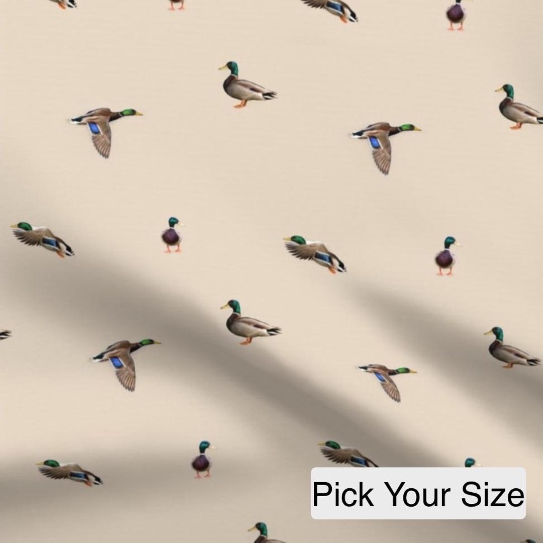 Pick Your Size Malard Duck Minky Blanket, Faux Furr Blanket, Duck ...