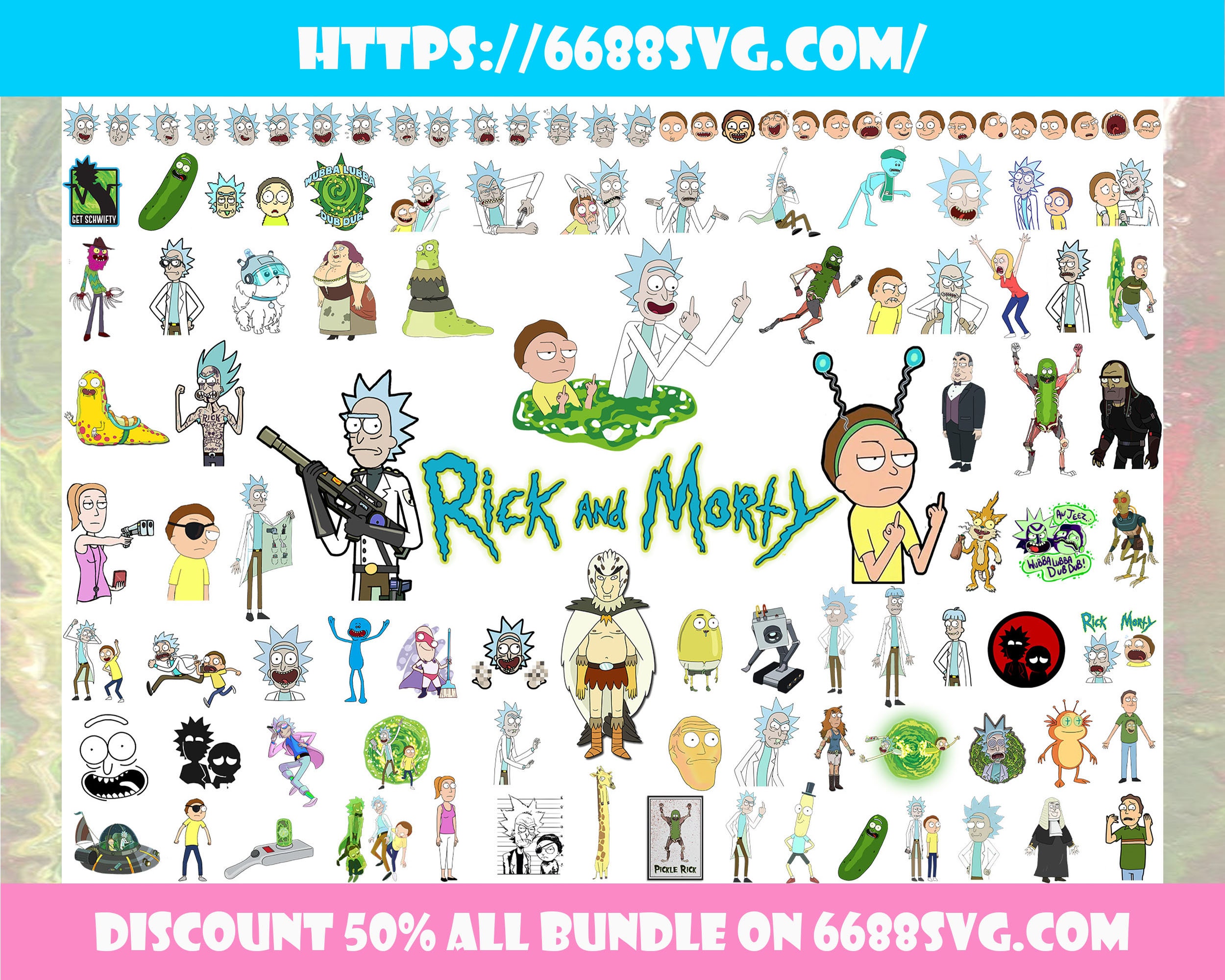 Rick and Morty Svg Bundle Rick and Morty Svg Rick and Morty - Etsy