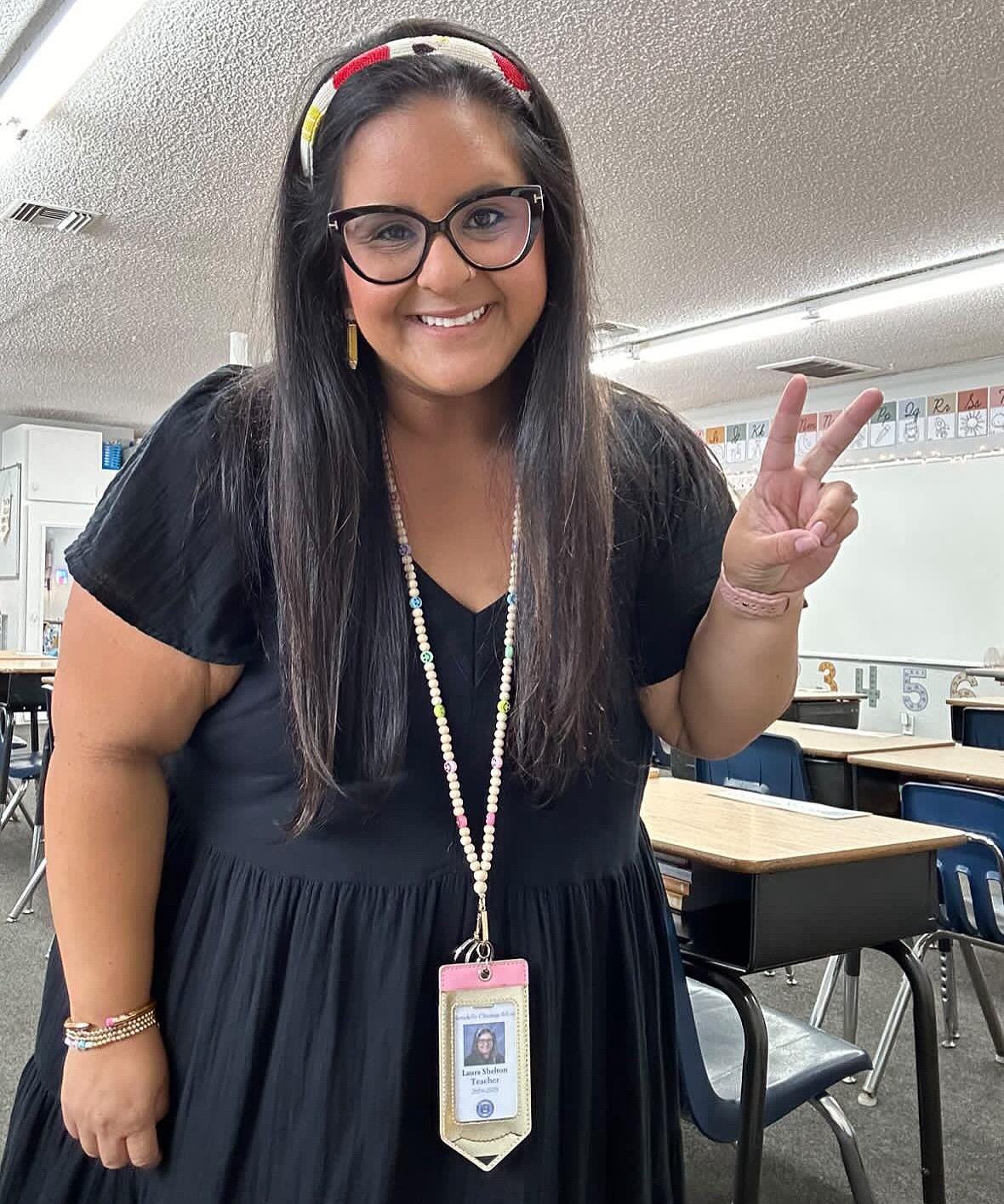 Wood Bead Breakaway Teacher Lanyard, Personalized Teacher Gift ...