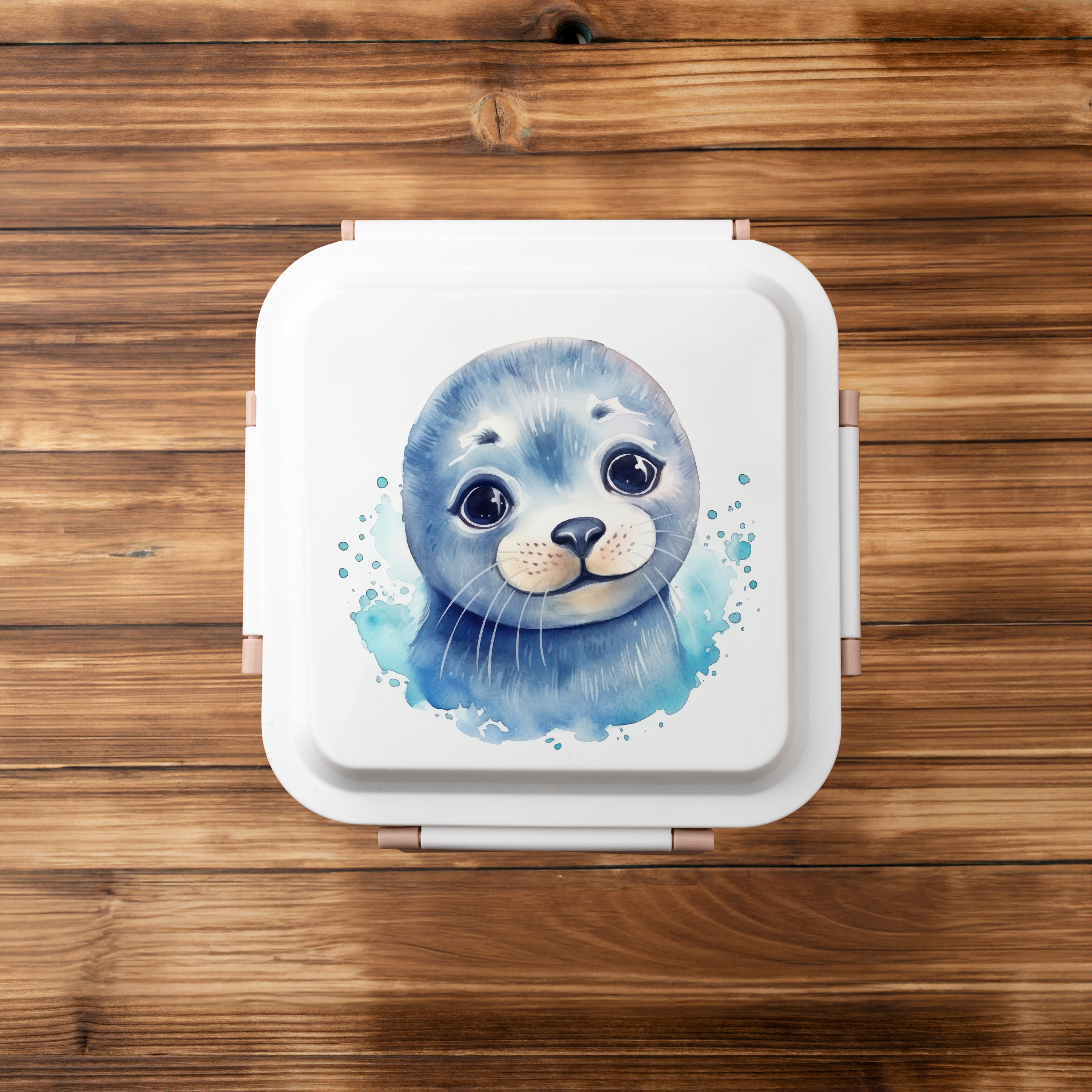 Robbe Aquarell Clipart, Kinderzimmer Dekor, super süße junge Robbe ...