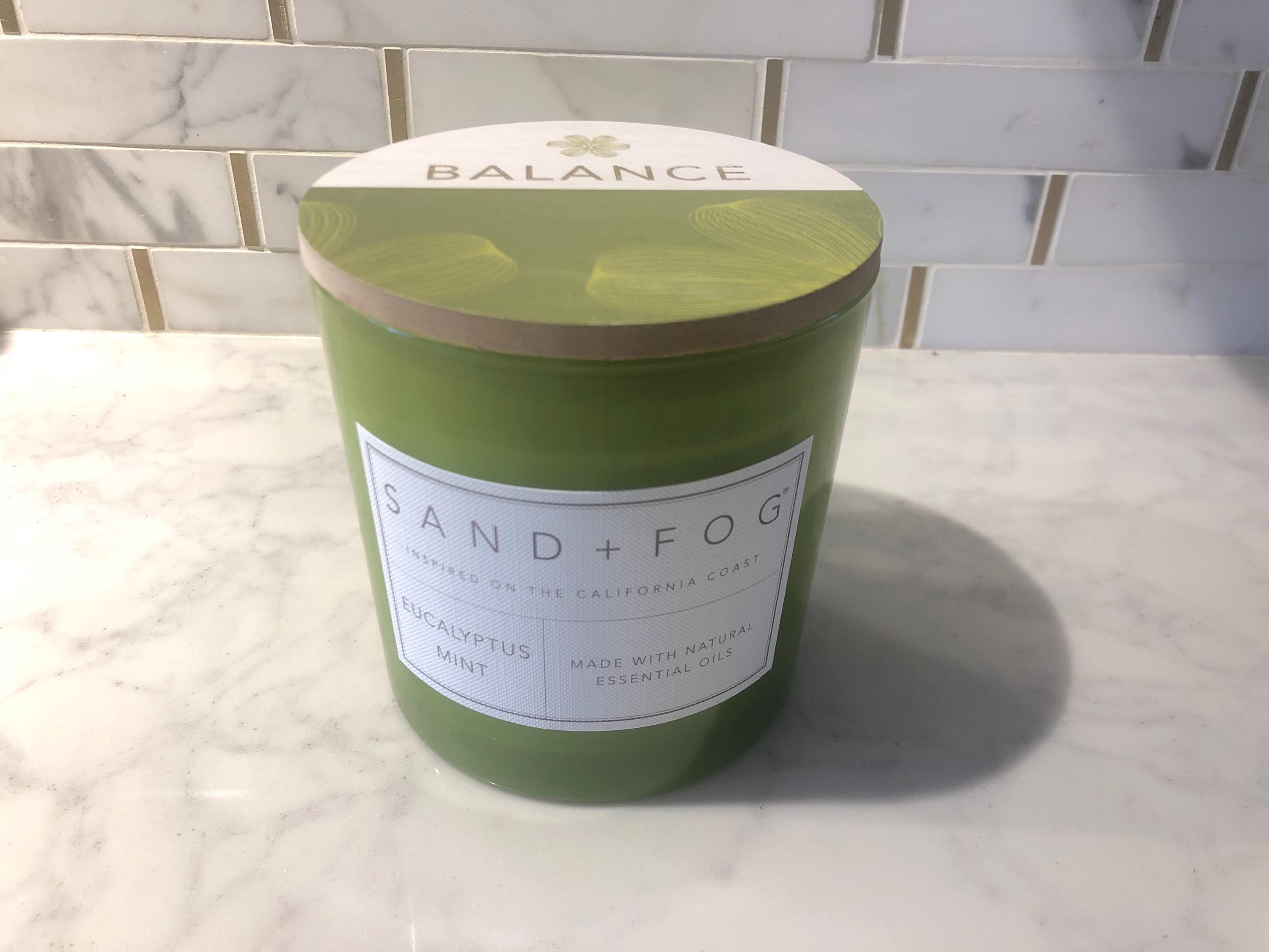 Sand and Fog 21 Oz. Eucalyptus Mint Candle - 3-wicks With Custom ...