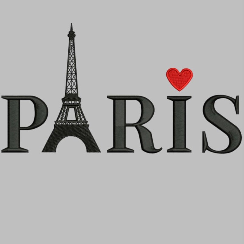 Paris Embroidery - Etsy