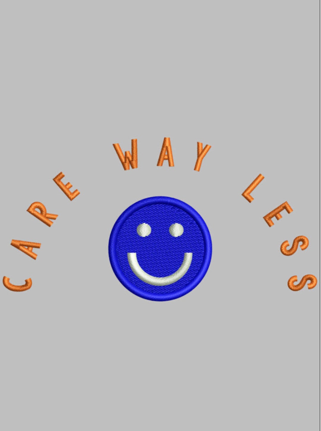 Care Way Less Embroidery Design Embroidery Pattern in PES,PDF & More ...