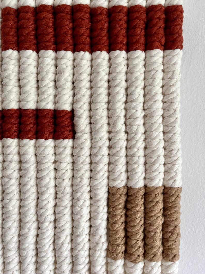 Colgante de pared Macrame hecho a mano. Decoración minimalista - Etsy ...