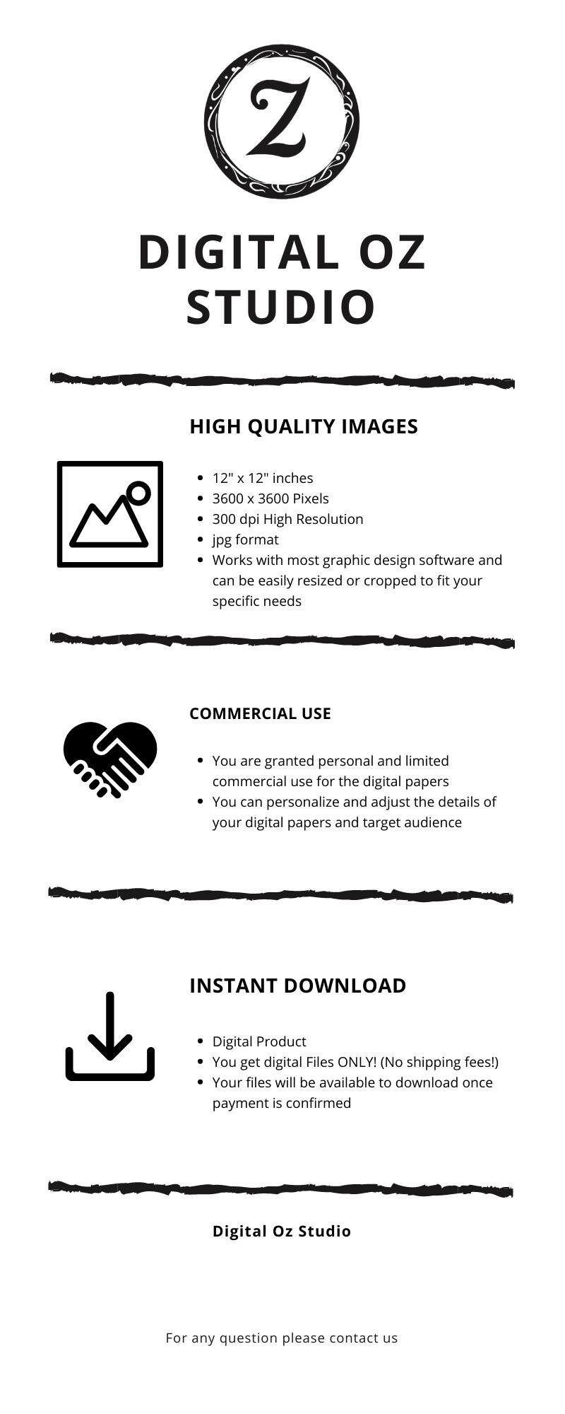 Technical Blueprints Digital Paper - Set of 20 High-quality Printable ...