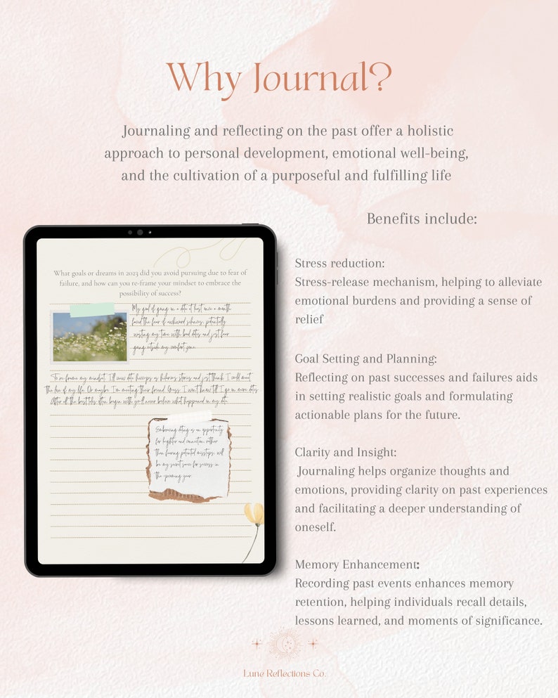 2023 Year in Review Reflection Journal | End of Year | Digital Journal ...