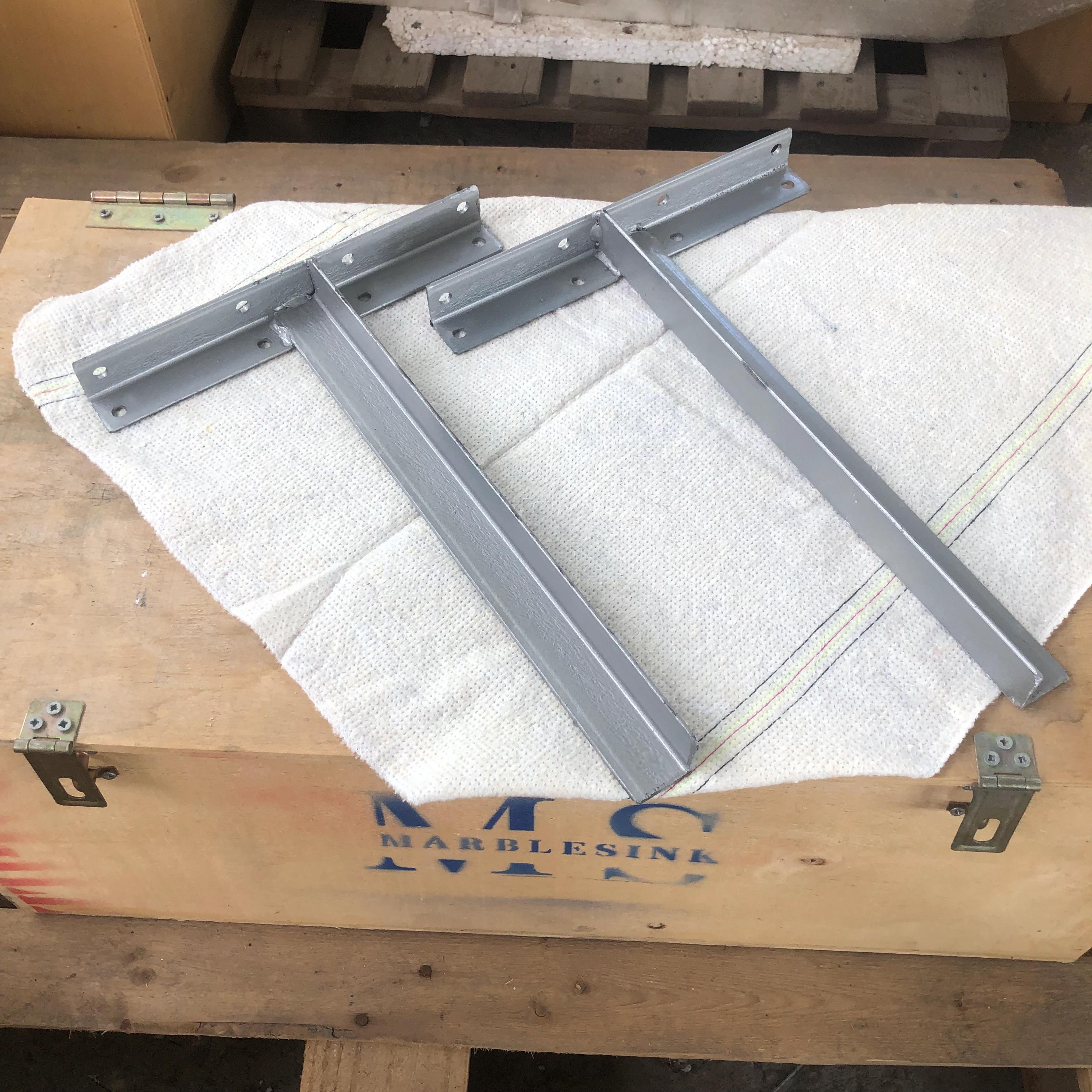 Steel Wall Mount Brackets for Sinks - Heavy Duty Support for Marble ...