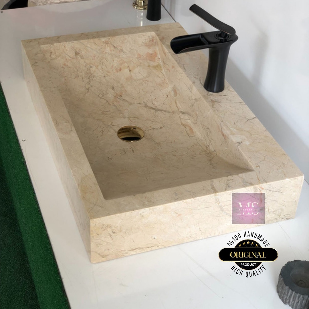 Bathroom Sink, Natural Stone Sink, Custom Bathroom Sink, Stone Bathroom ...
