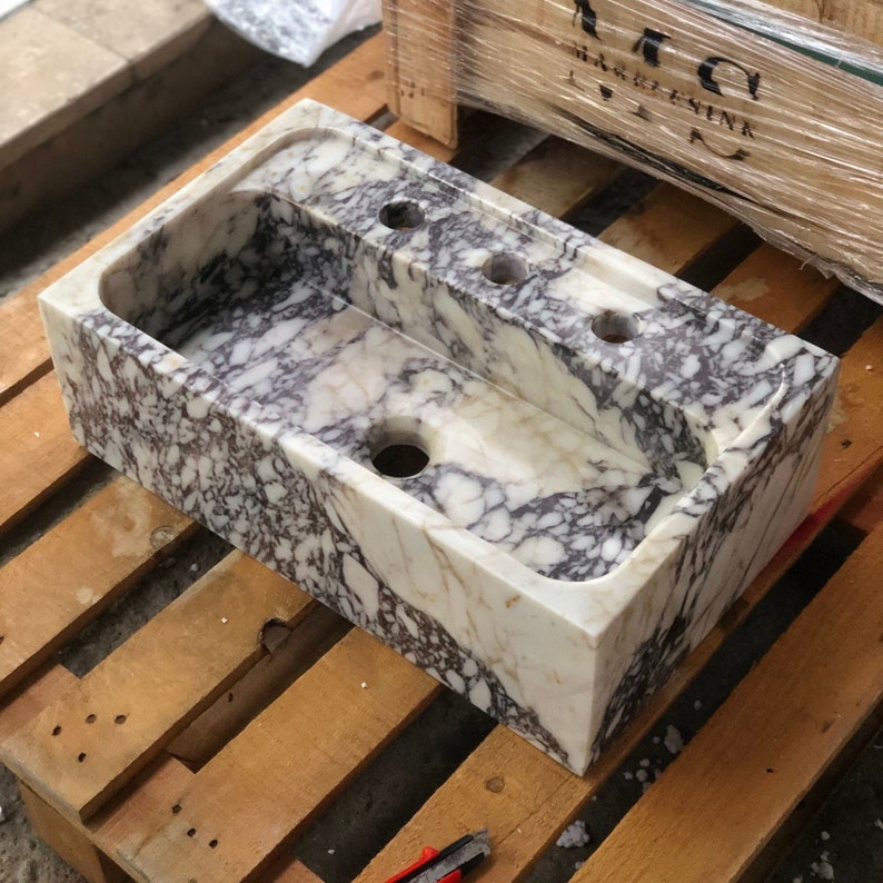 Calacatta Viola Marble Sink Marble Sink Stone Sink Special Order Sink ...