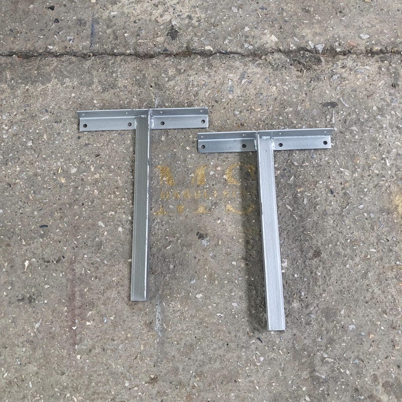Steel Wall Mount Brackets: Heavy Duty Floating Sink Support - Etsy