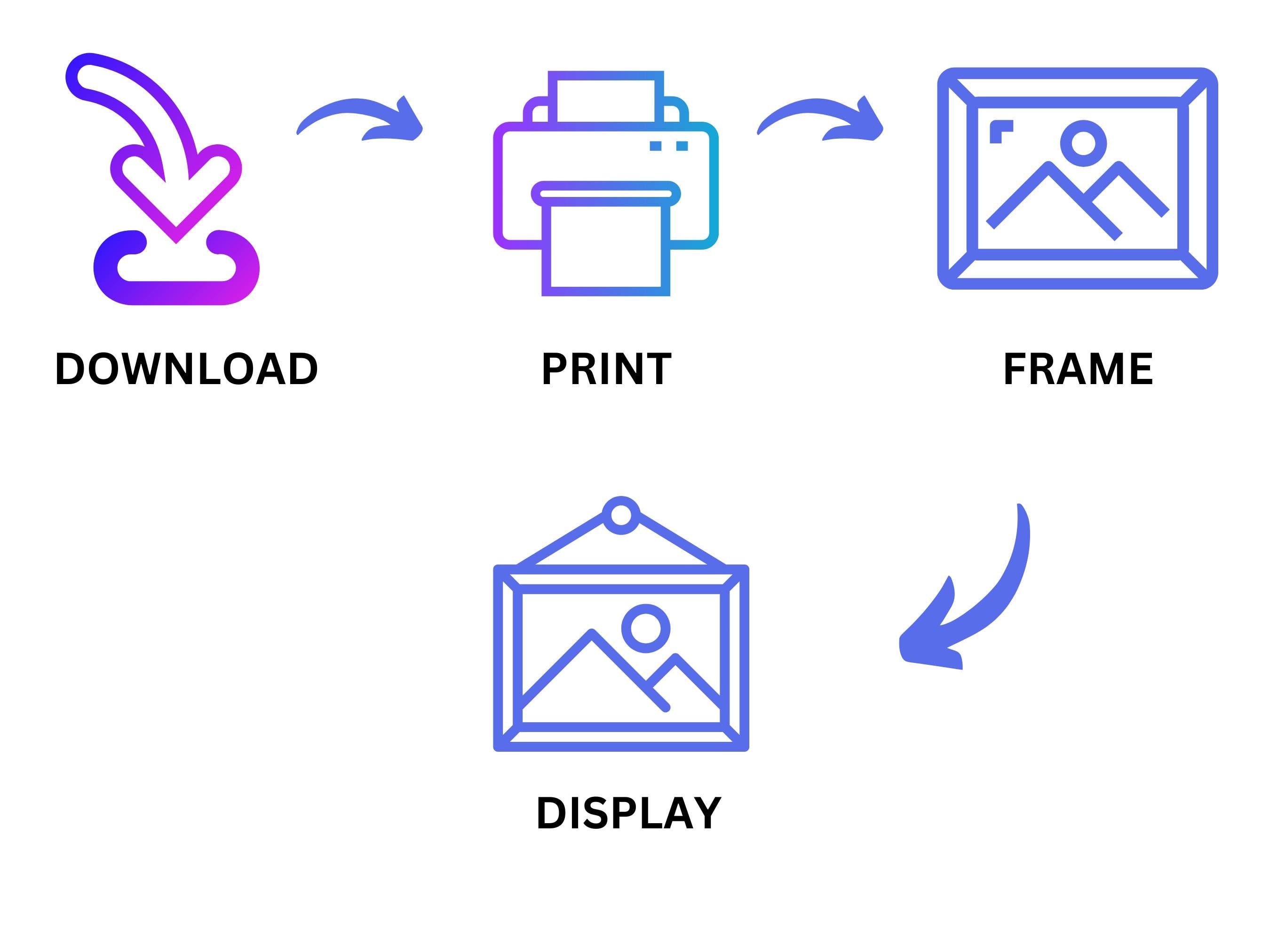Highland Cow With a Mistletoe Crown, Highland Cow Print, Cute Cow Art ...