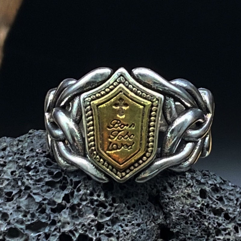 Shield Ring - Etsy
