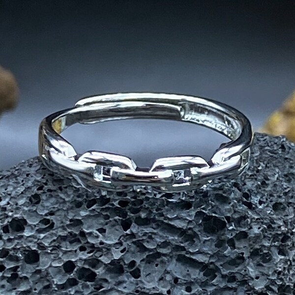 Hollow Silver Ring - Etsy