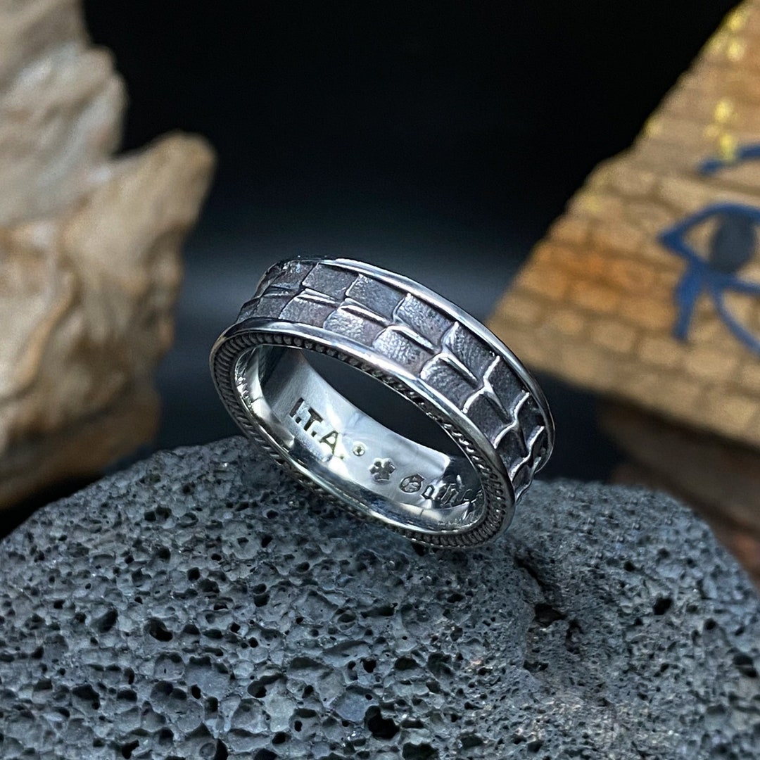 Vintage Silver Dragon Scale Ring Dragon Ridge Punk Hip Hop Ring Gift ...