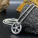 Stainless Steel Tire Pendant Necklace: Hip Hop Bike Wheel Jewelry - Etsy