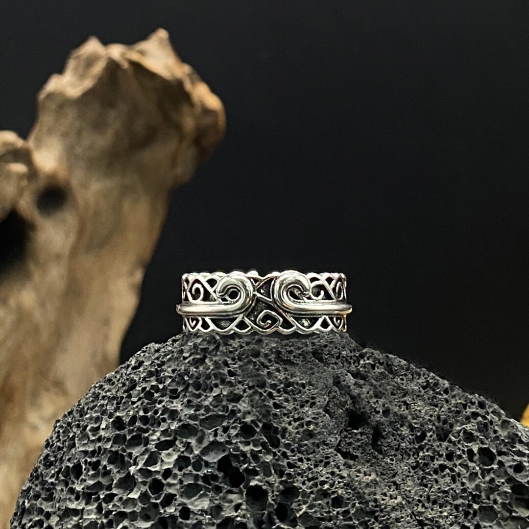 Silver Monkey King Ring: Gothic Punk Rock Copper Band - Etsy