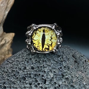 Vintage Gothic Devil's Eye Rings for Men Women Mix Style Antique ...