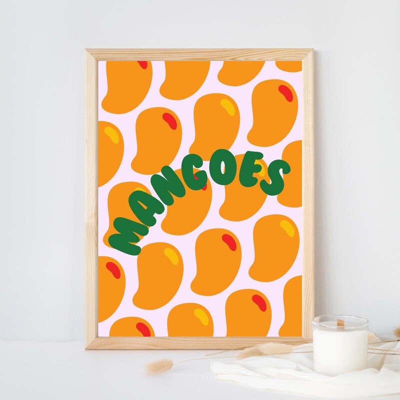 Mango Print - Etsy