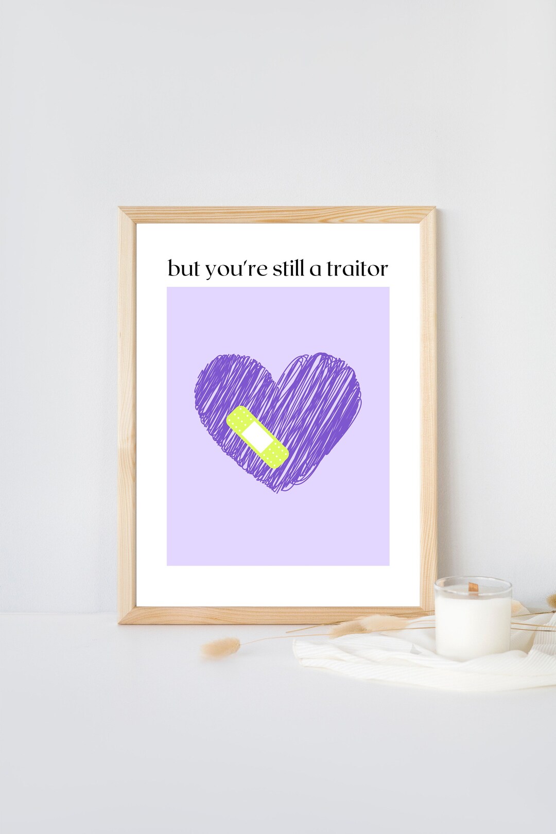 Olivia Rodrigo Traitor, Traitor Lyrics Print, but You're Still A ...