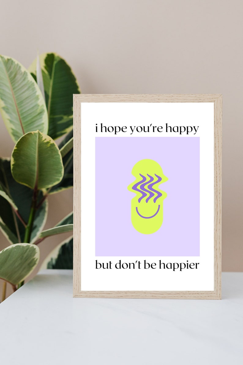Olivia Rodrigo Happier Inspired, Happier Lyrics Print, Happier Olivia ...