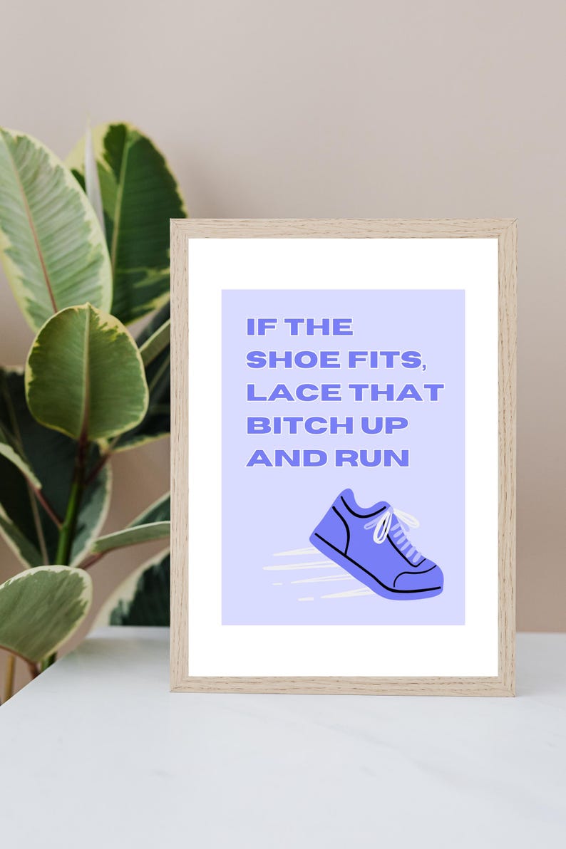 Renee Rapp Inspired Poster, If the Shoe Fits Print, Reneé Rapp Run ...