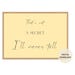 That’s Not a Secret I’ll Never Tell Text Wall Art Digital Download - Etsy
