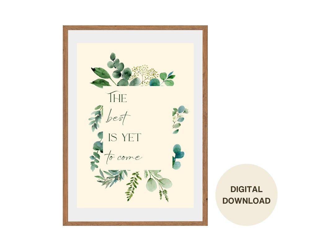 The Best is yet to Come Wall Art for Classrooms - Etsy
