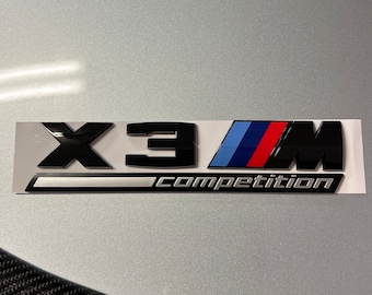 BMW M3 Competition Black Emblem USA Seller - Etsy