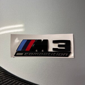 BMW M3 Competition Black Emblem - USA Seller - Etsy