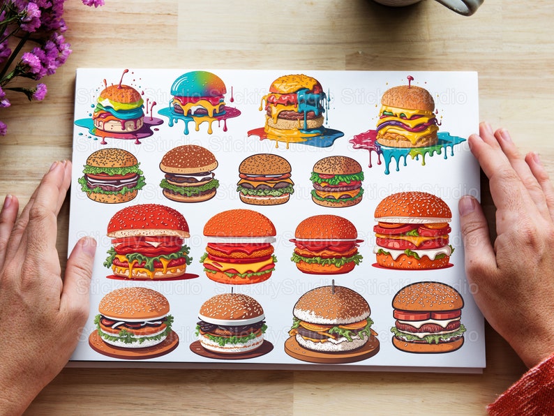Fast-food Burgers, Transparent Background Clipart, Fast-food Burger ...