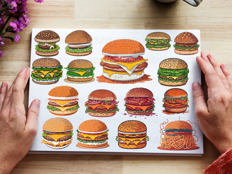 Fast-food Burgers, Transparent Background Clipart, Fast-food Burger ...