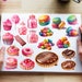 Mixed Sweets Clipart Pack, Transparent Background Clipart, Sweets ...