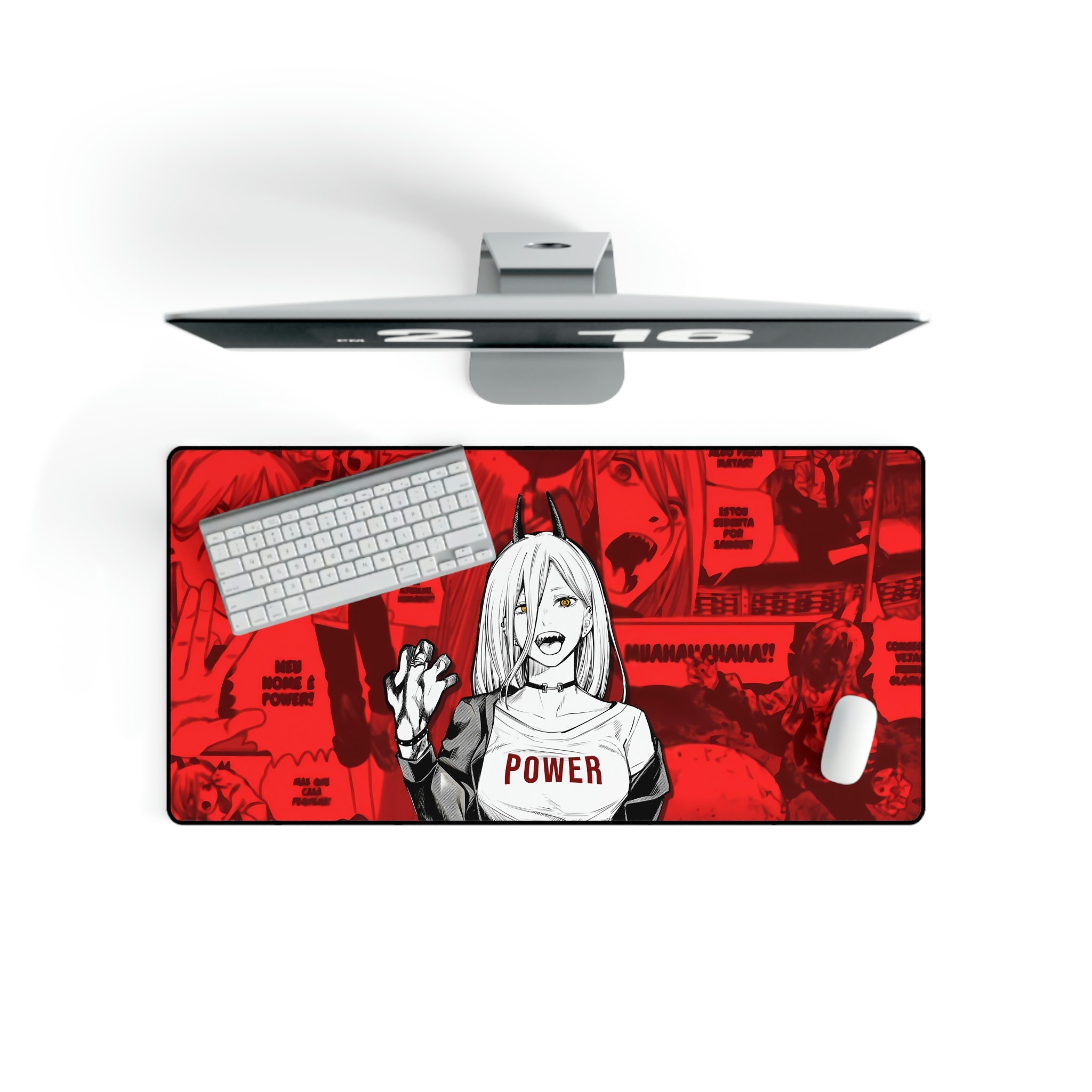 Chainsaw Man Mouse Pad | XL Gaming Size | Non-slip Rubber Base | Anime ...