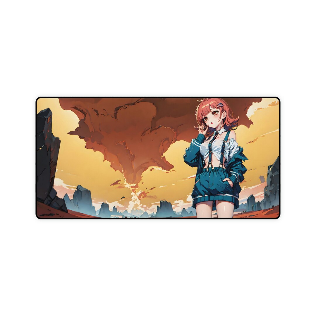 Gaming Mouse Pad | Kawaii Anime Girl Mouse Pad | Non-slip Rubber Base ...