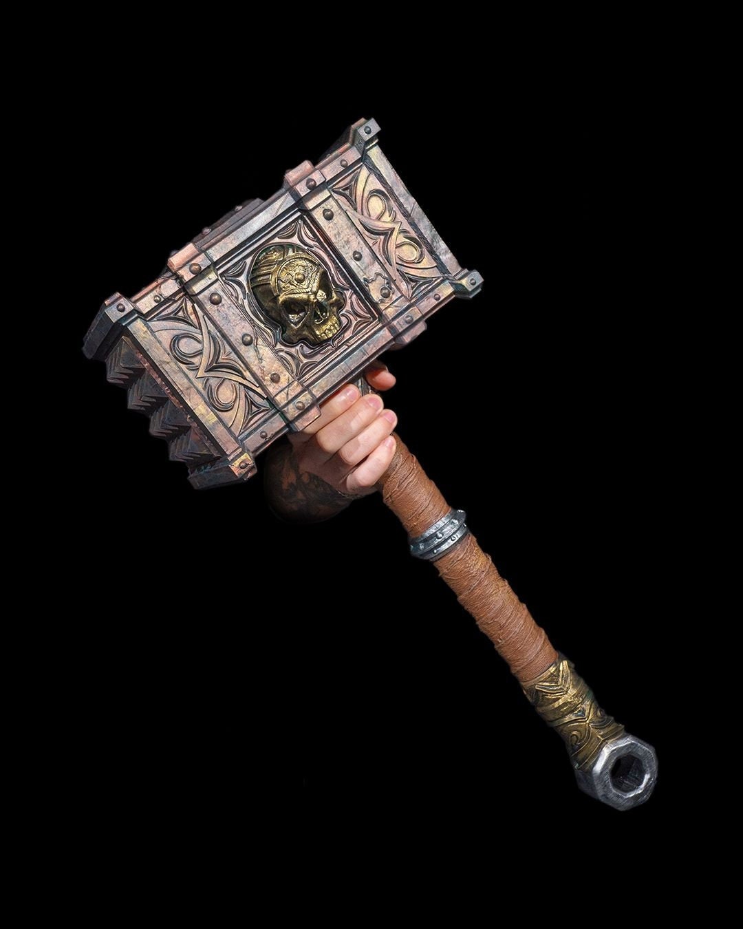 Butchers Meat Mallet Roleplaying Prop Cosplay Mallet Unpainted Hammer ...