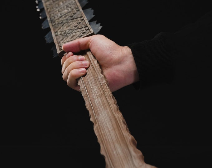 Handcrafted FOF Fallen Oak Forge macuahuitl Full Tang 36 Inch Mayan ...