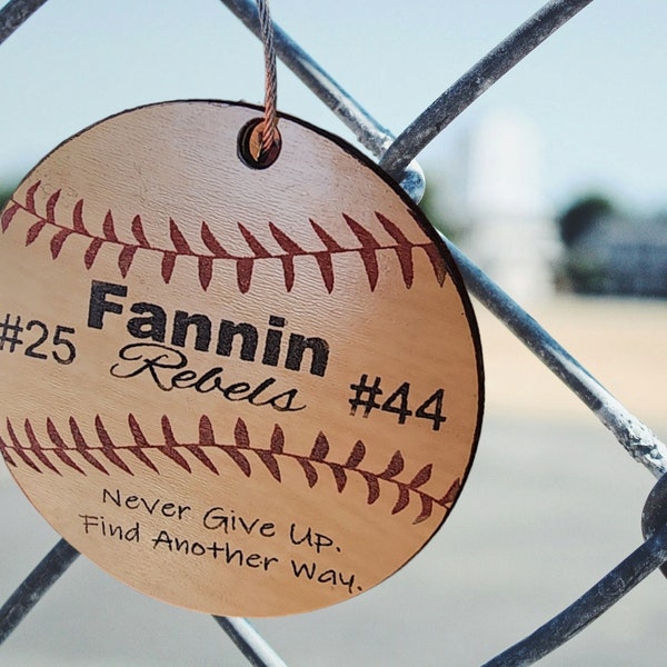 Baseball Bag Tag - Etsy