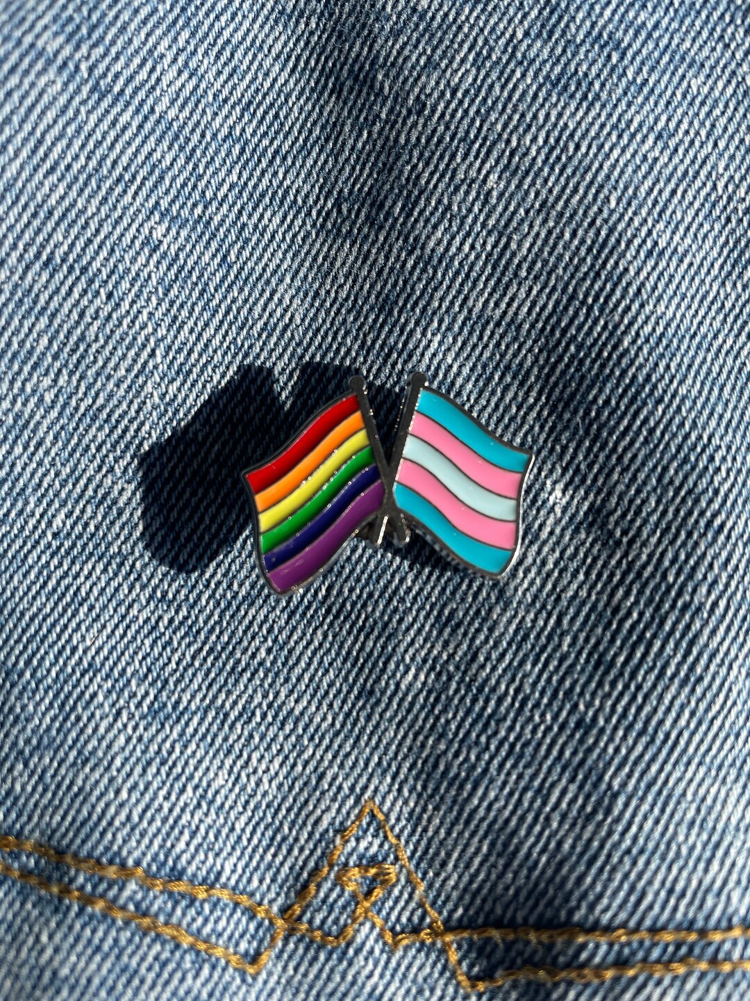 Lgbtq Enamel Pin Etsy