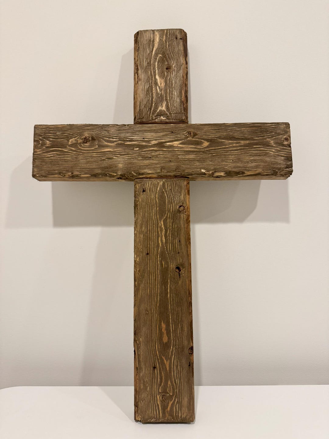 Rustic Wooden Easter Cross – Distressed Pine 2x4 Wall or Yard Decor ...