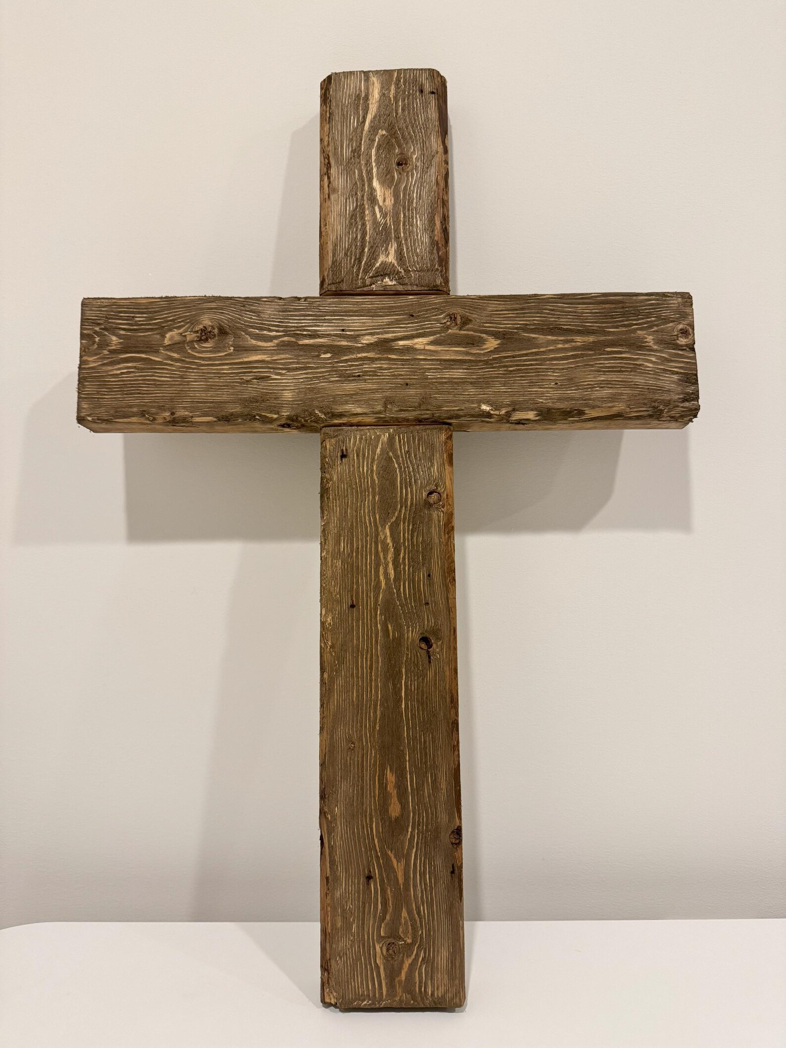Rustic Wooden Easter Cross – Distressed Pine 2x4 Wall or Yard Decor ...