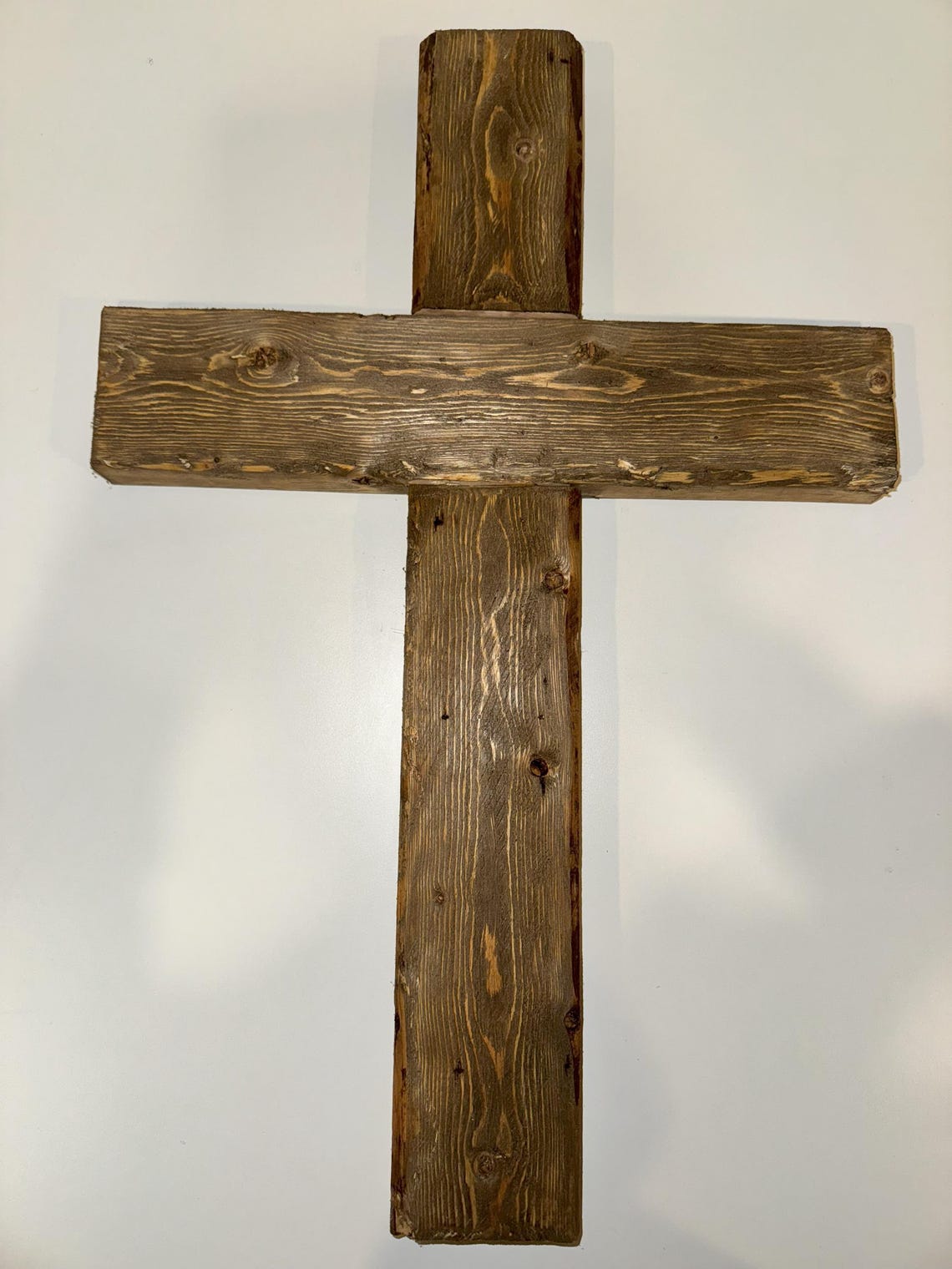 Rustic Wooden Easter Cross – Distressed Pine 2x4 Wall or Yard Decor ...
