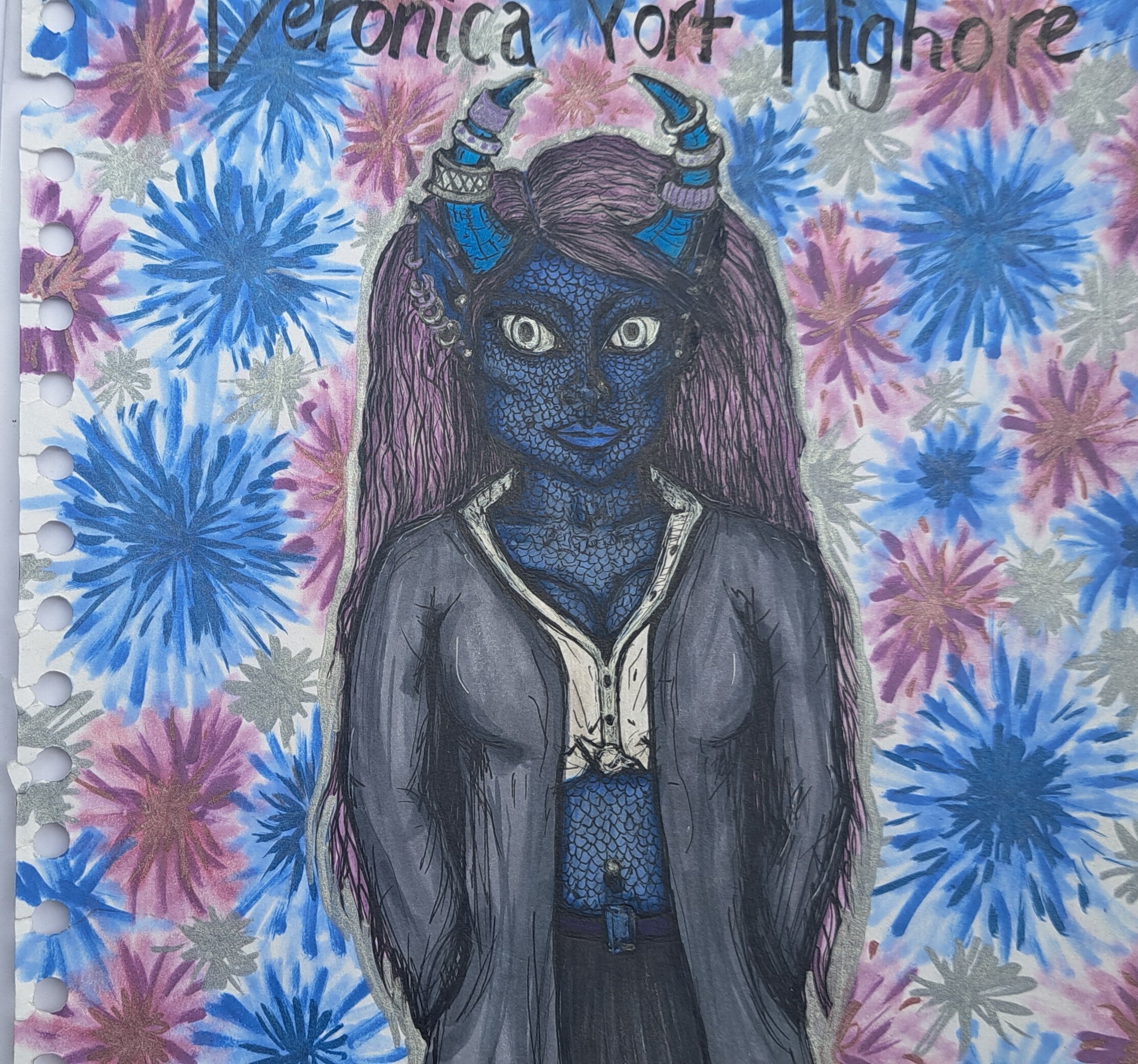 Custom Hand Drawn Dnd/fantasy Character - Etsy