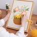 Poke Embroidery DIY Kit Embroidery Flower Basket Painting for Beginners ...