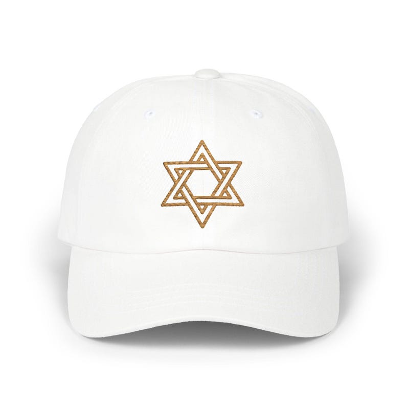 Jewish Star of David Cap | Israel Jewish Hat Gift | Embroidered Magen ...