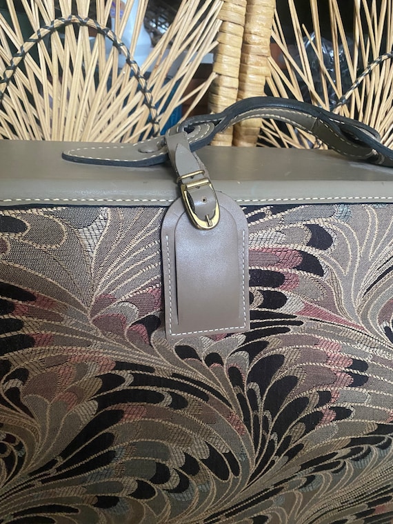 RARE The French Co. Tapestry Luggage Case - Gem
