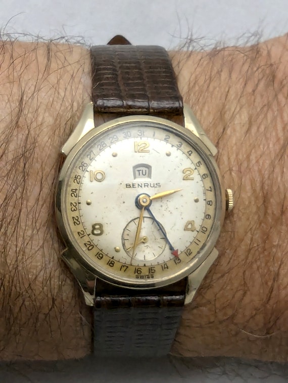 1950s Benrus Pointer Calendar Watch - Gem