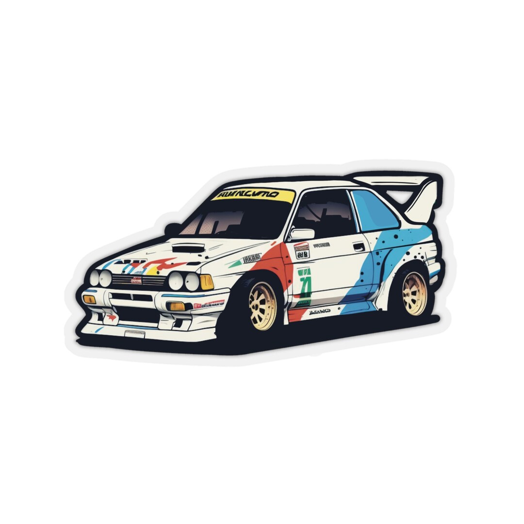 Rally Car Number 10 Racing Car Kiss Cut Stickers Vinyl - Etsy