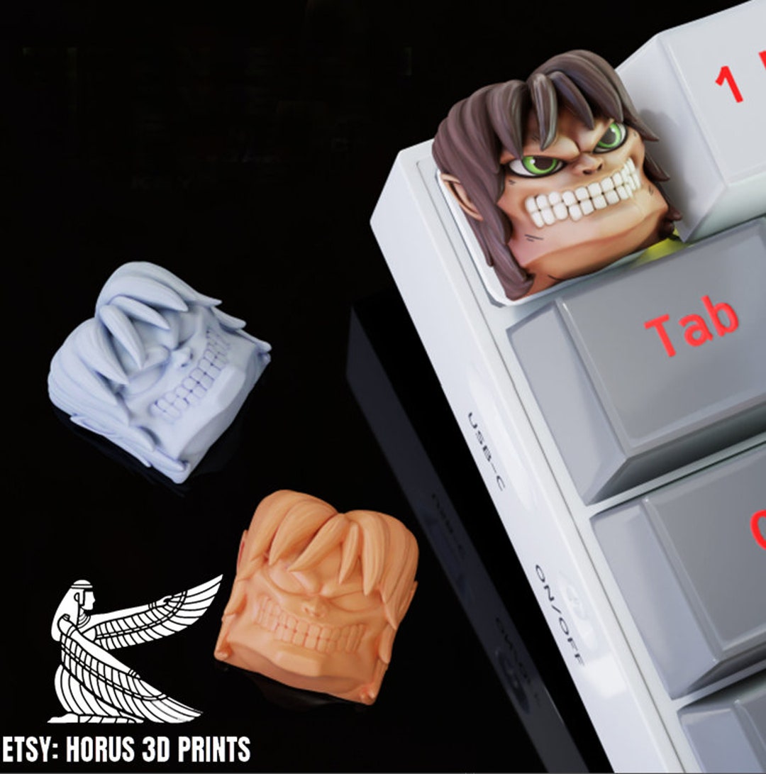 9 AOT Keycaps STL File Print Ready 3D Model 3D Printing - Etsy