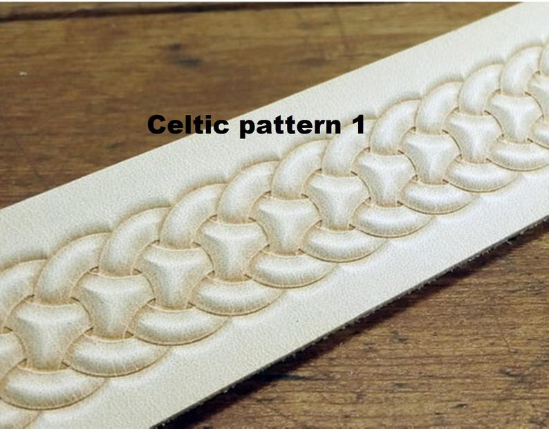 Embossed Belt Blanks. Vegetable Tanned Leather, Belt Blank. 1.5 Inches ...