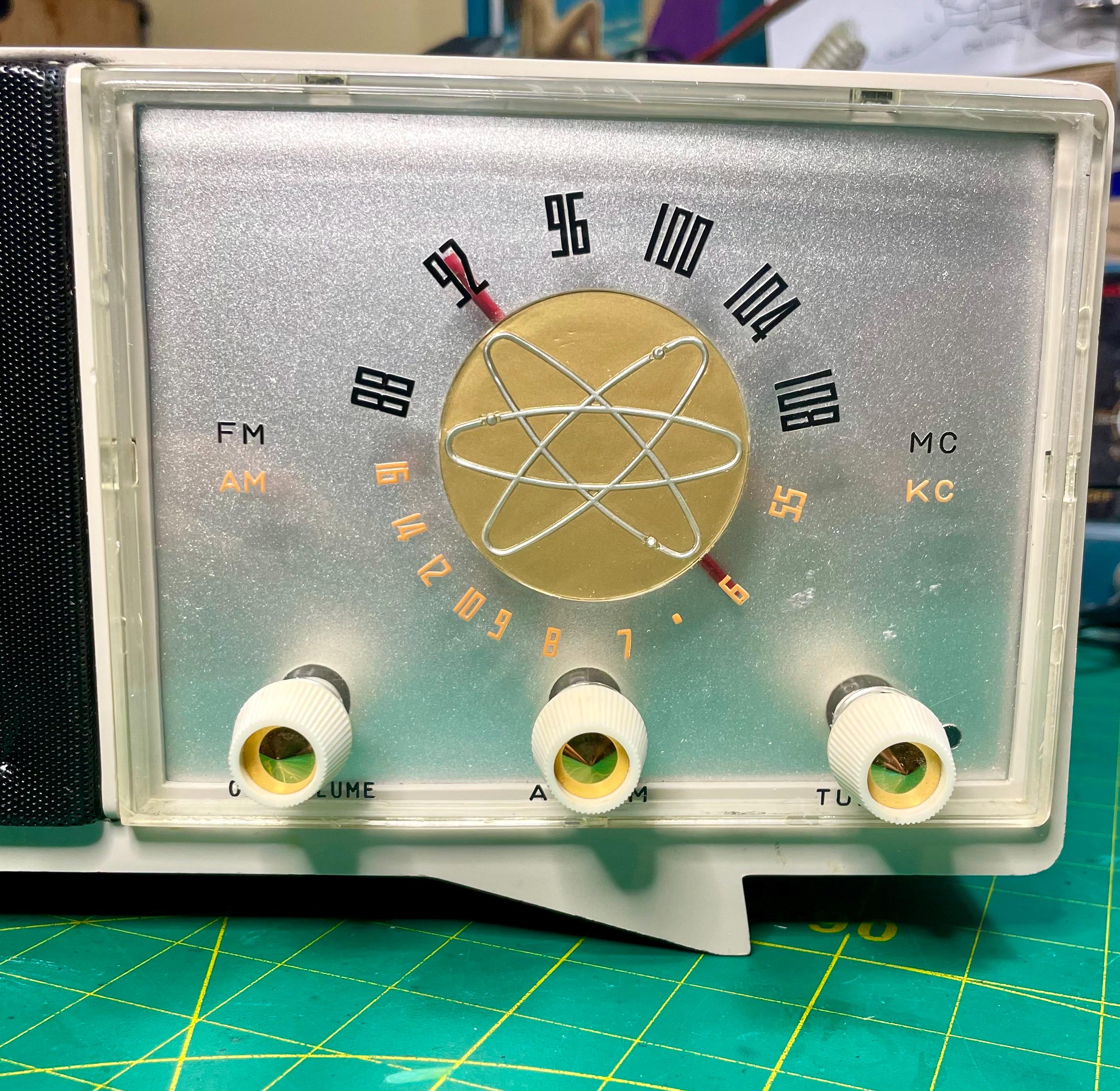 1959 AM/FM Atomic Radio - Etsy